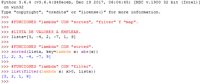 FUNCIONES «lambda» EN PYTHON. – El Programador Chapuzas